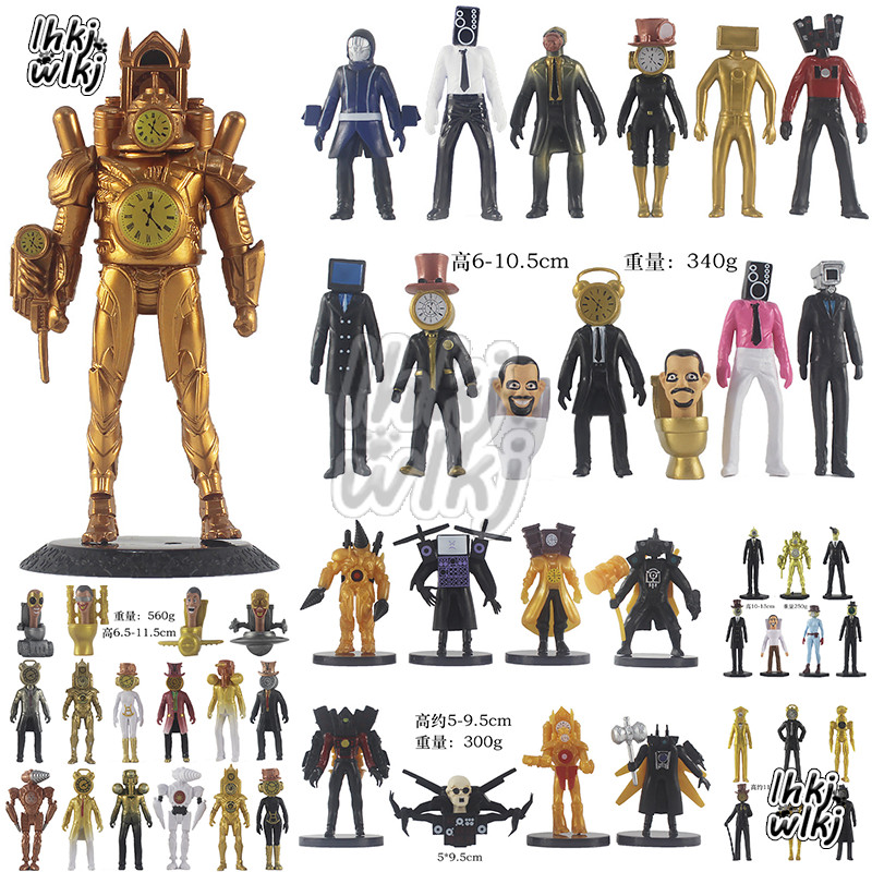 Golden Clockman Skibidi Toilet Action Figure Camera Man Skibidi ...