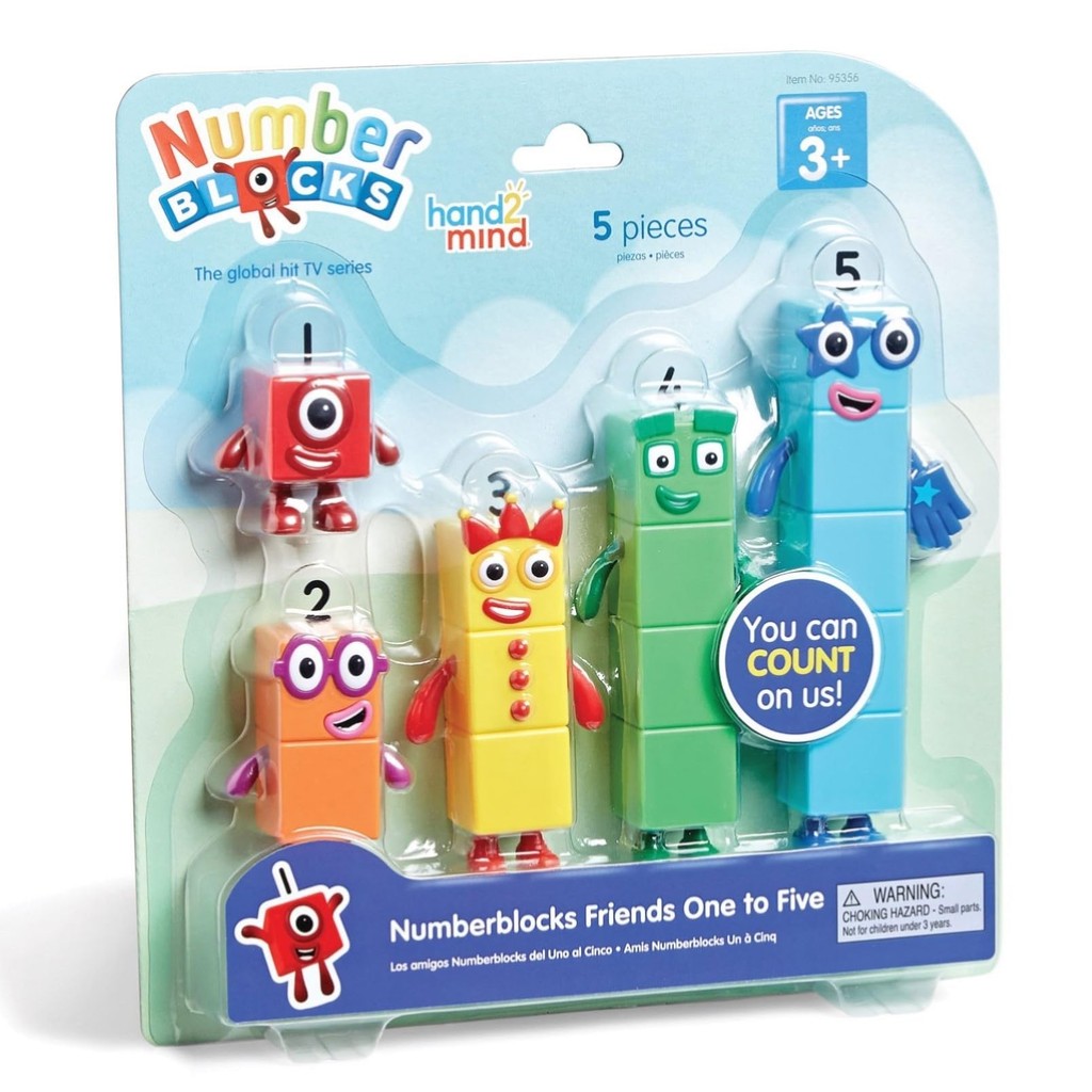 Numberblocks Friends One to Five Numberblocks Character Figures 5pcs ...