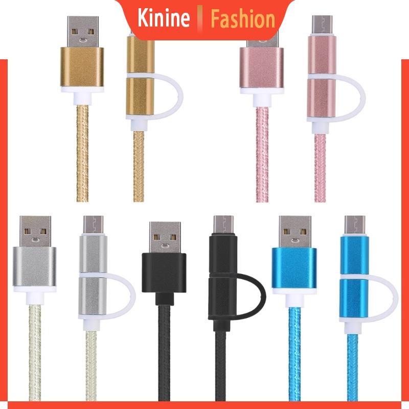 KIN 2 in 1 USB 2 0 Male To USB 3 1 Type C Micro USB Data Cable ...