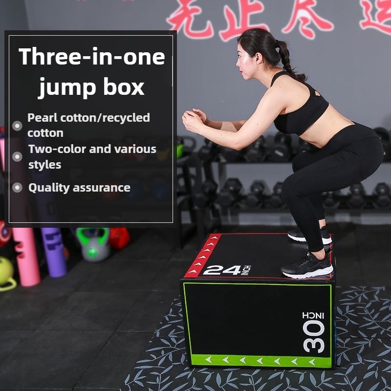 3 in 1 Foam Plyo Jump Box for Box Jumping Practice Plyometric | Shopee ...