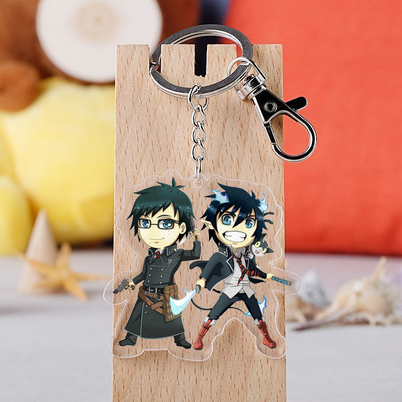 Anime Blue Exorcist Merchandise Acrylic Keychain Rin Okumura Oumura ...
