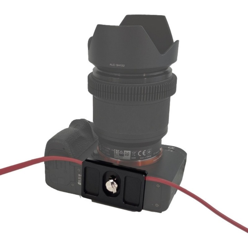 Left Camera Arca Tether Cable Clamp Block Plate Clip for 3 5mm-7mm ...