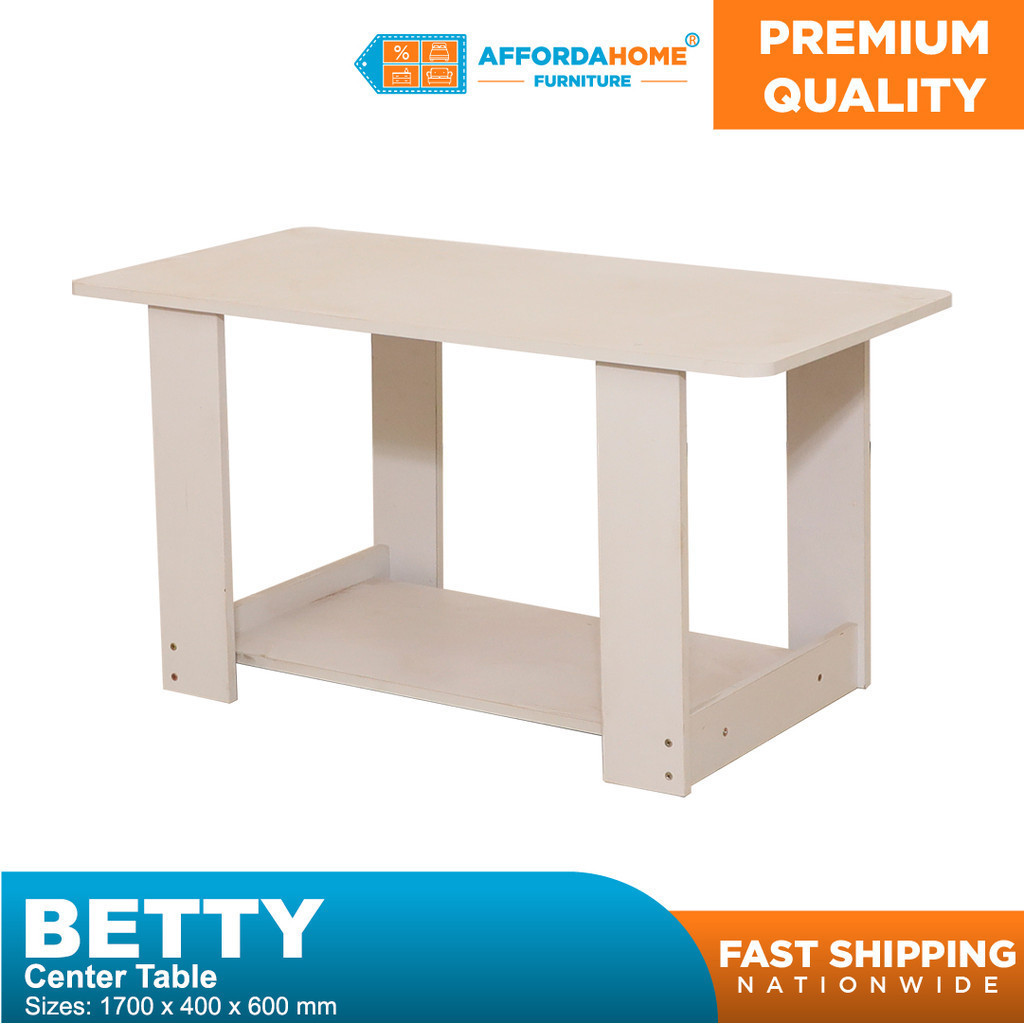 Affordahome Furniture - BETTY Center Table Laminated Wood | Shopee ...