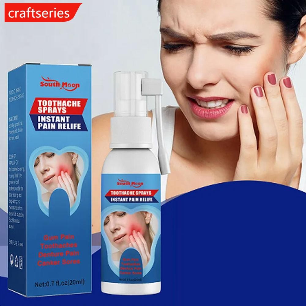 CRAFTSERIES Toothache Spray Relieve Gum Swelling Pain Solve Oral ...