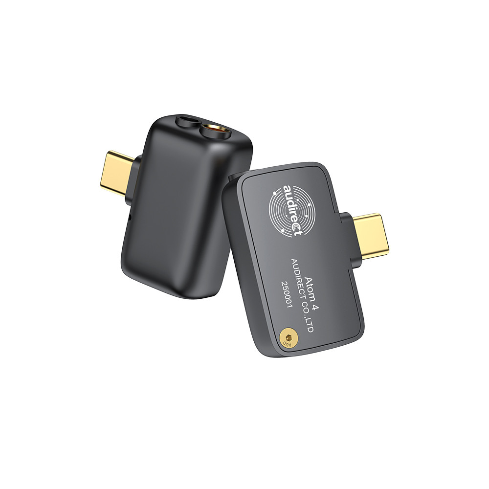 Audirect ATOM4 Portable Audio DAC/Amp with True Balanced Circuit USB C Headphone Amplifier Atom ...