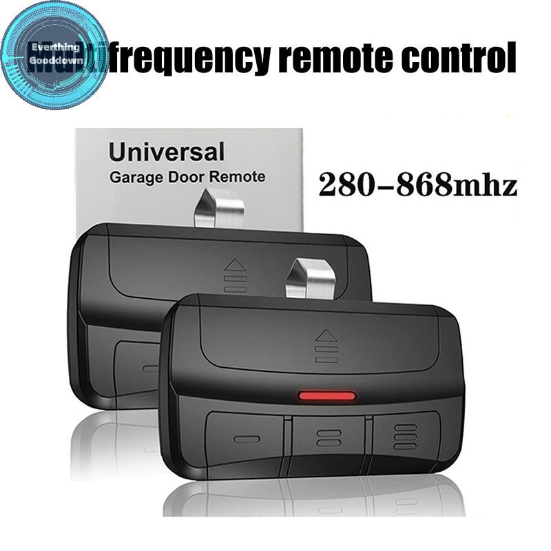 EVERTHING Universal Gate Remote Control Garage Door Control 3 In 1 Multifrequency Remote With ...