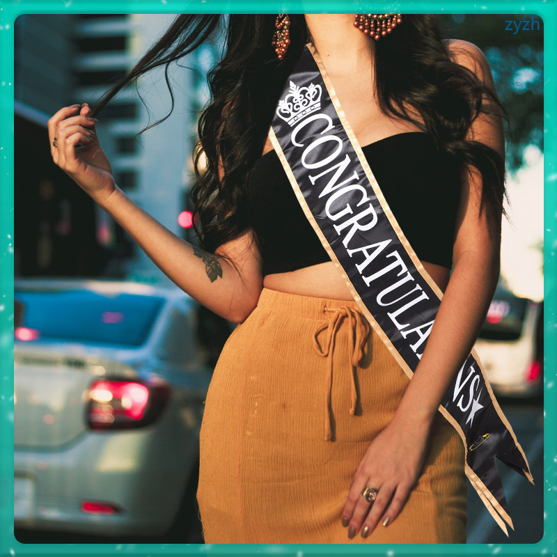 Congratulations Sash Graduation Sash Satin Foil Sash for Birthday ...