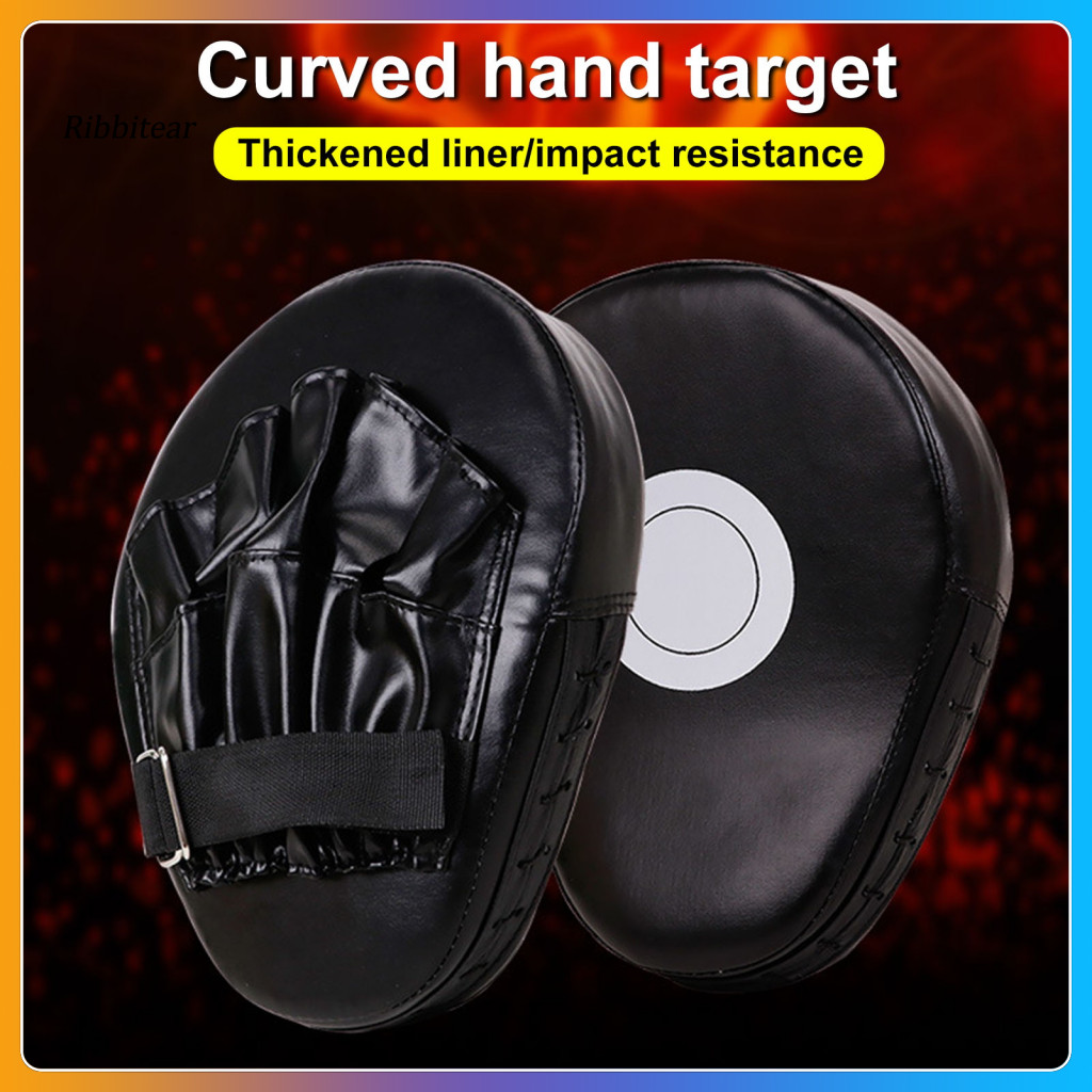 Curved Boxing Mitt Muay Thai Boxing Focus Mitts for Training Sparring ...