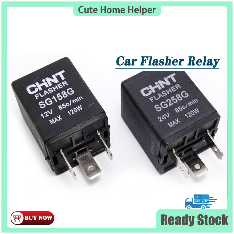 12V Car Flasher Relay for Turn Signal Blinker Turn Signal Light Relay 3 ...