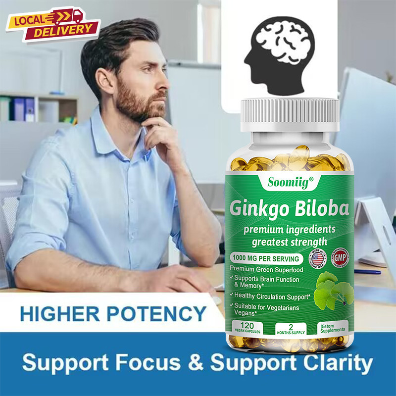 Soomiig Ginkgo Biloba Supplement - Supports healthy brain function ...
