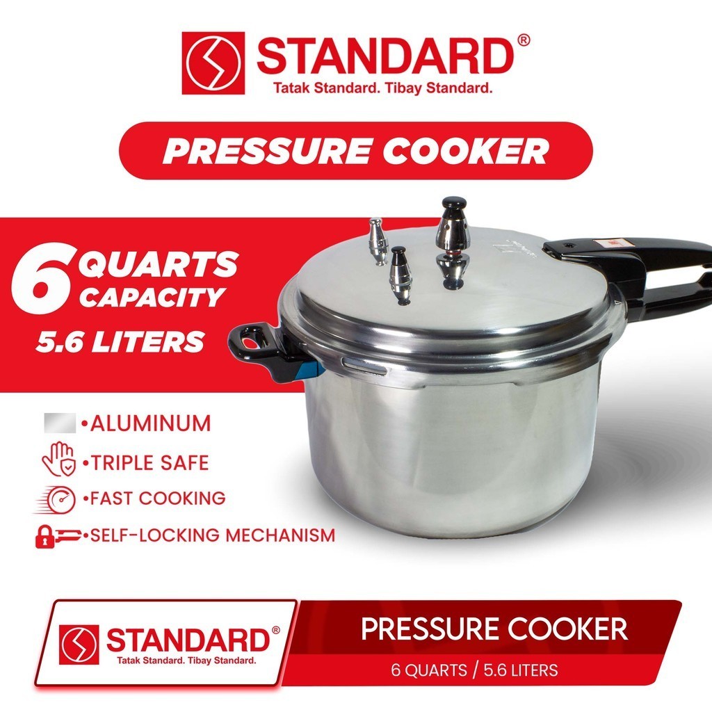 STANDARD Pressure Cooker 6 Quarts (5.6 Liters) SPC 6QC | Shopee Philippines