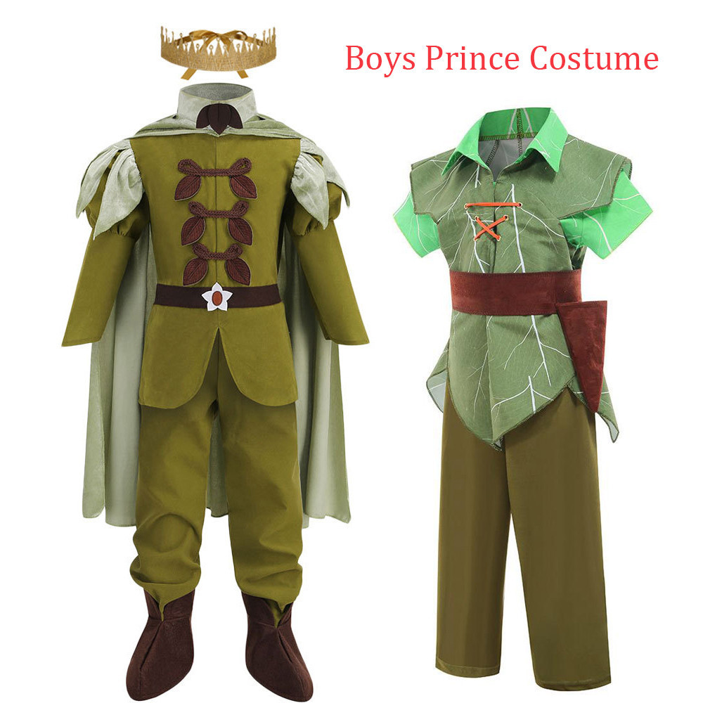 Disney Naveen Prince Princess Cosplay Costume Set For Halloween Party ...