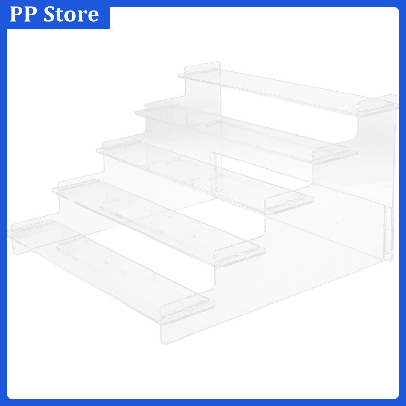 【in stock】 Display Shelf Shelves Cupcake Holder Acrylic Stand 5 Tier ...