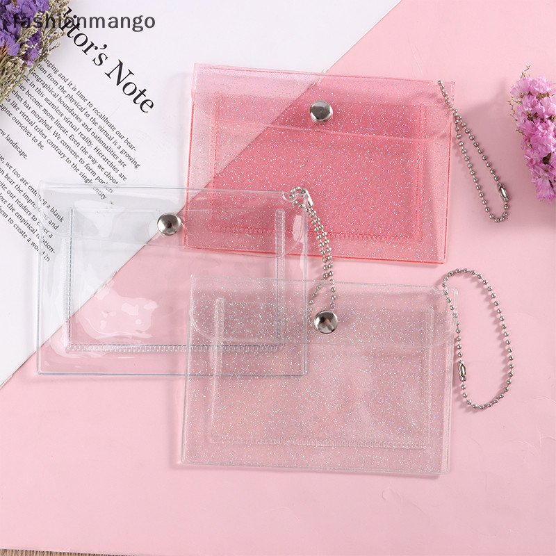 FMPH Bless 1Pc Women's Credit Card Holder Wallet Transparent Waterproof ...