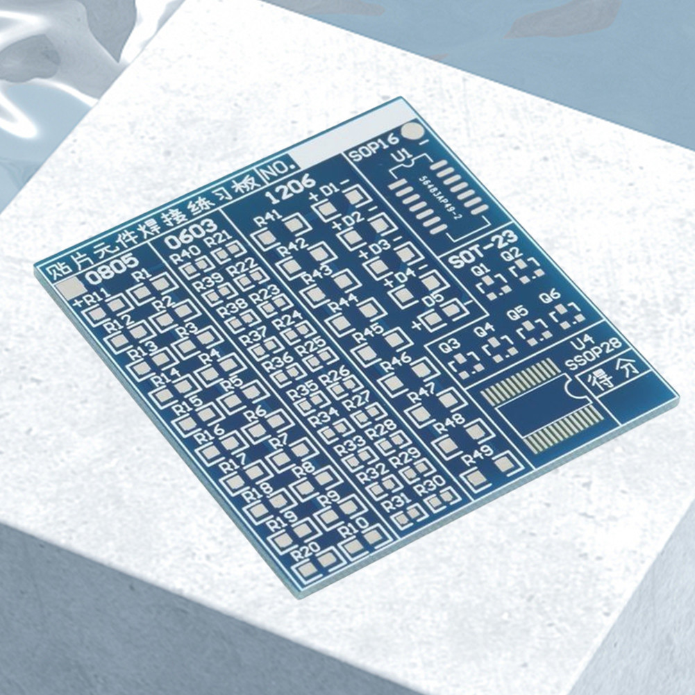 SMT SMD Component Welding Practice Board Soldering DIY Kits Fanny Skill ...