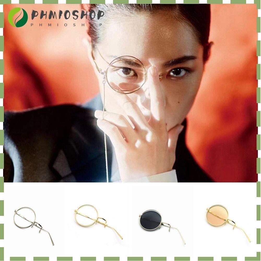 MIOSHOP Monocle Glasses, Retro Steampunk Style Cos Glass, Fashion Punks ...