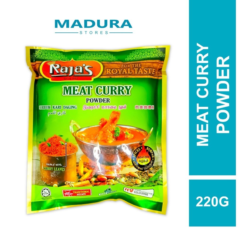 Raja's Meat Curry Powder 220g (Meat Curry Powder) | Shopee Philippines