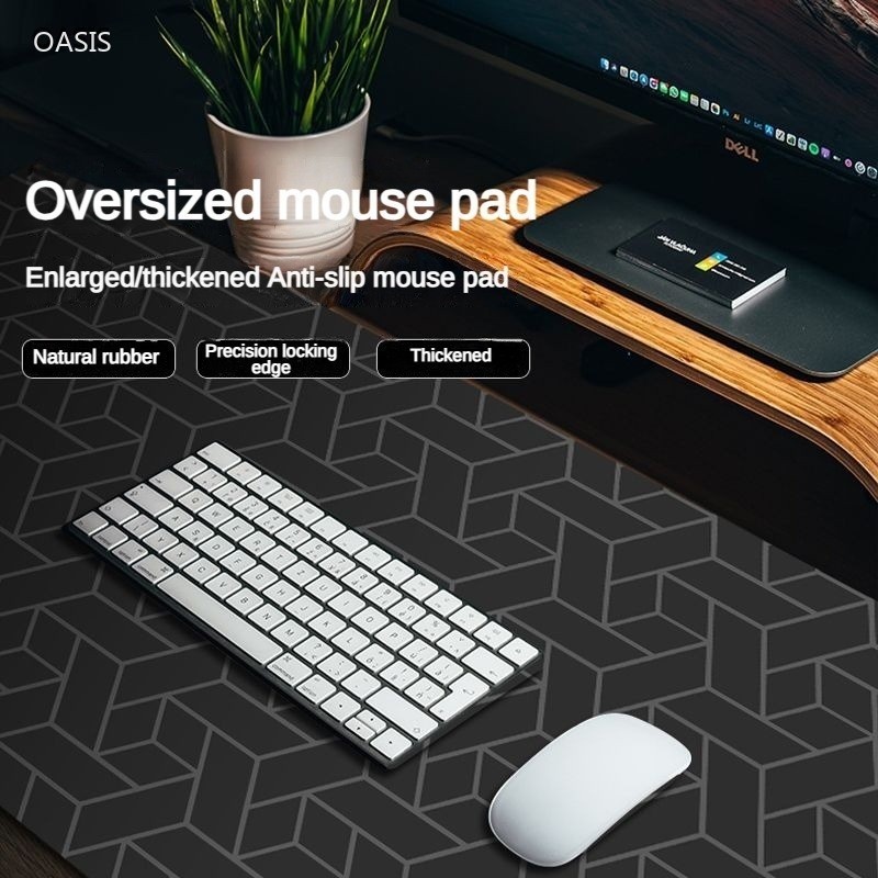 Oversized Gaming Keyboard Pad with Minimalist Japanese Style geometric ...