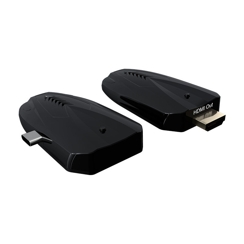 30m Type C Wireless HDMI Extender Same Screen Share Display Adapter ...