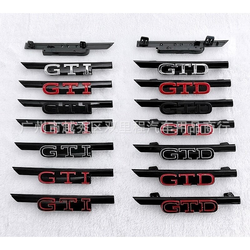 1PCS for Volkswagen VW Golf MK8 VIII GTI logo Front grille emblem GTD ...