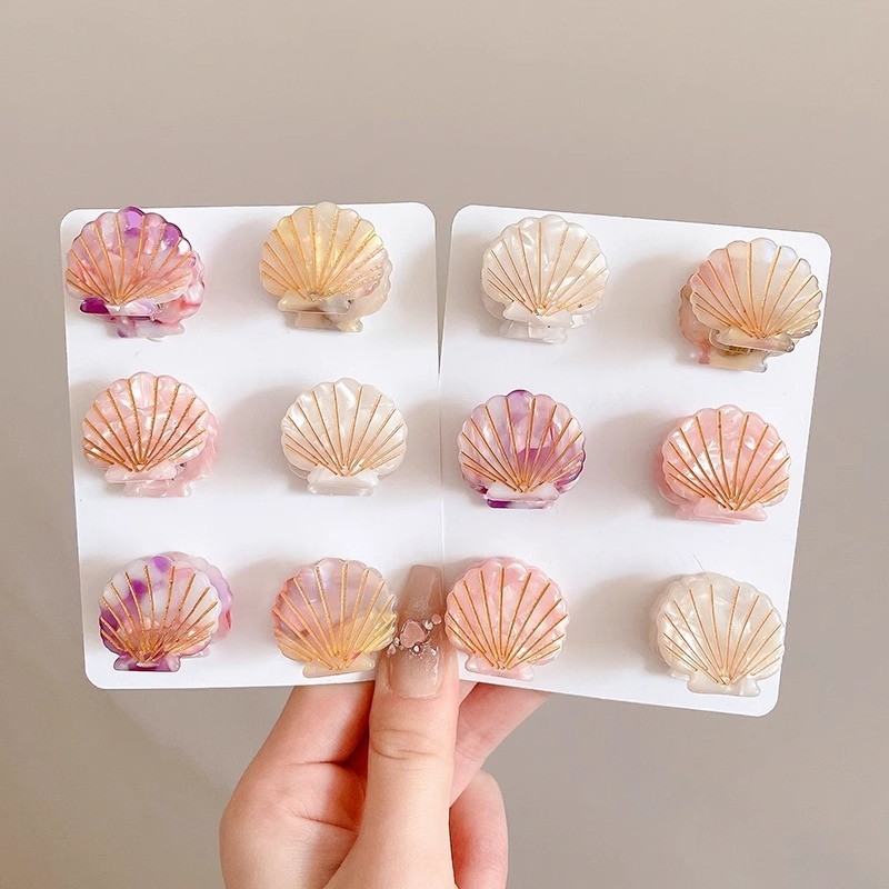 High-end Acetate Shell Hairpin for Women with Side Bangs and Small Clip ...