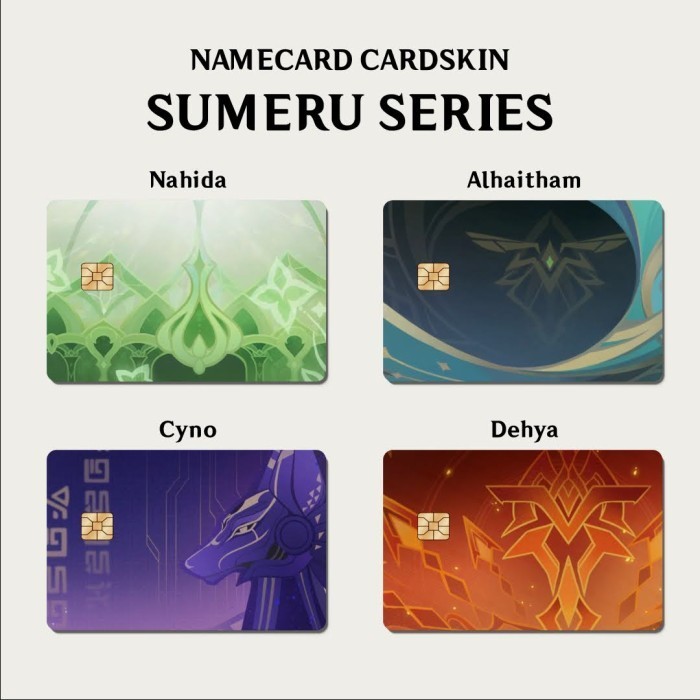 Genshin Sumeru E-Money ATM Card skin Sticker | Shopee Philippines