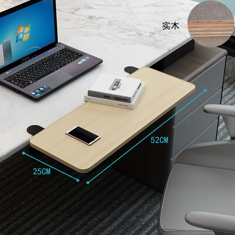 Clamp-on Rotating Computer Keyboard and Mouse Tray, Slide Out with ...