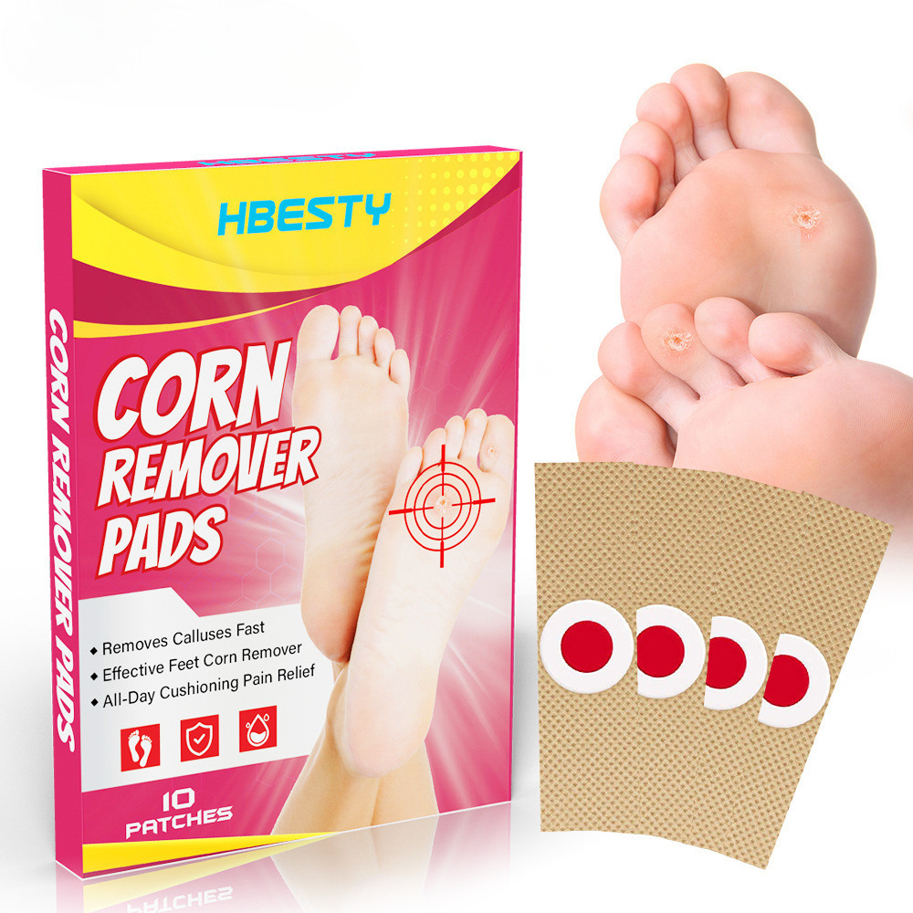10pcs Foot Corns Remover Patch Warts Remover Pads Remove Calluses Feet ...