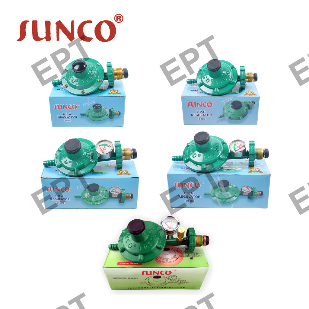 Sunco M-Gas L.P.G Rugulator W/Gauge W/out Gauge Small / Big | Shopee ...