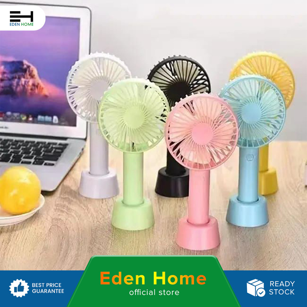 Eden Rechargeable Portable Hand Fan (Random Color) | Shopee Philippines