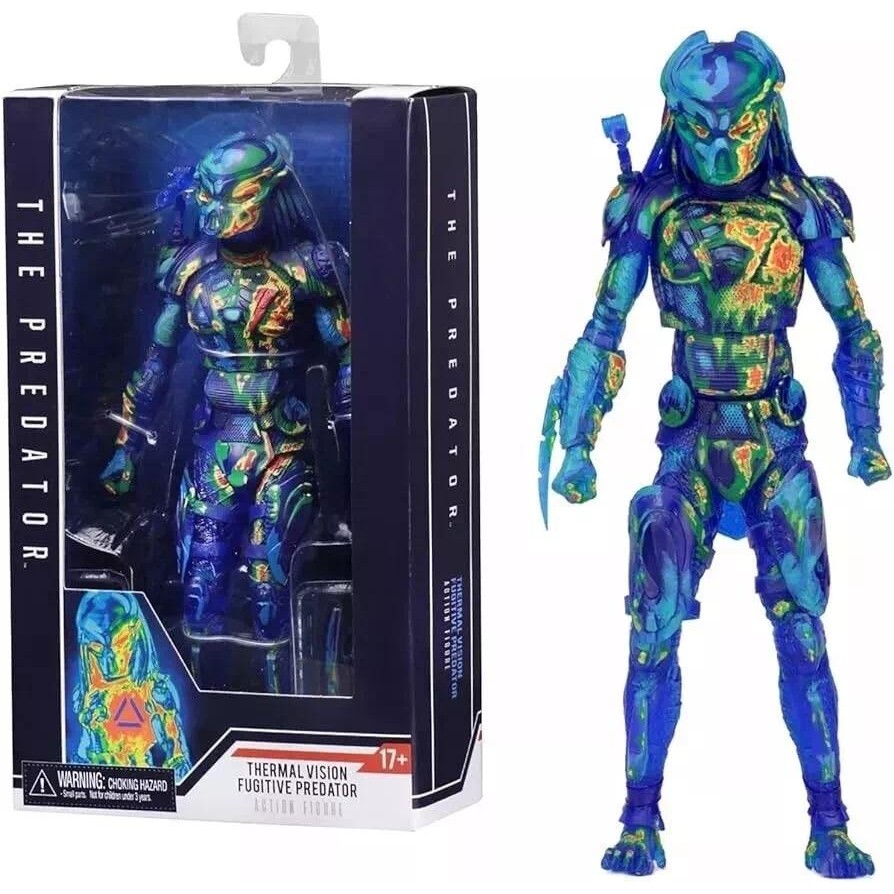 NECA Thermal Vision Fugitive Predator Action Figures Fugitive Alien 7" Boxed Toy | Shopee ...