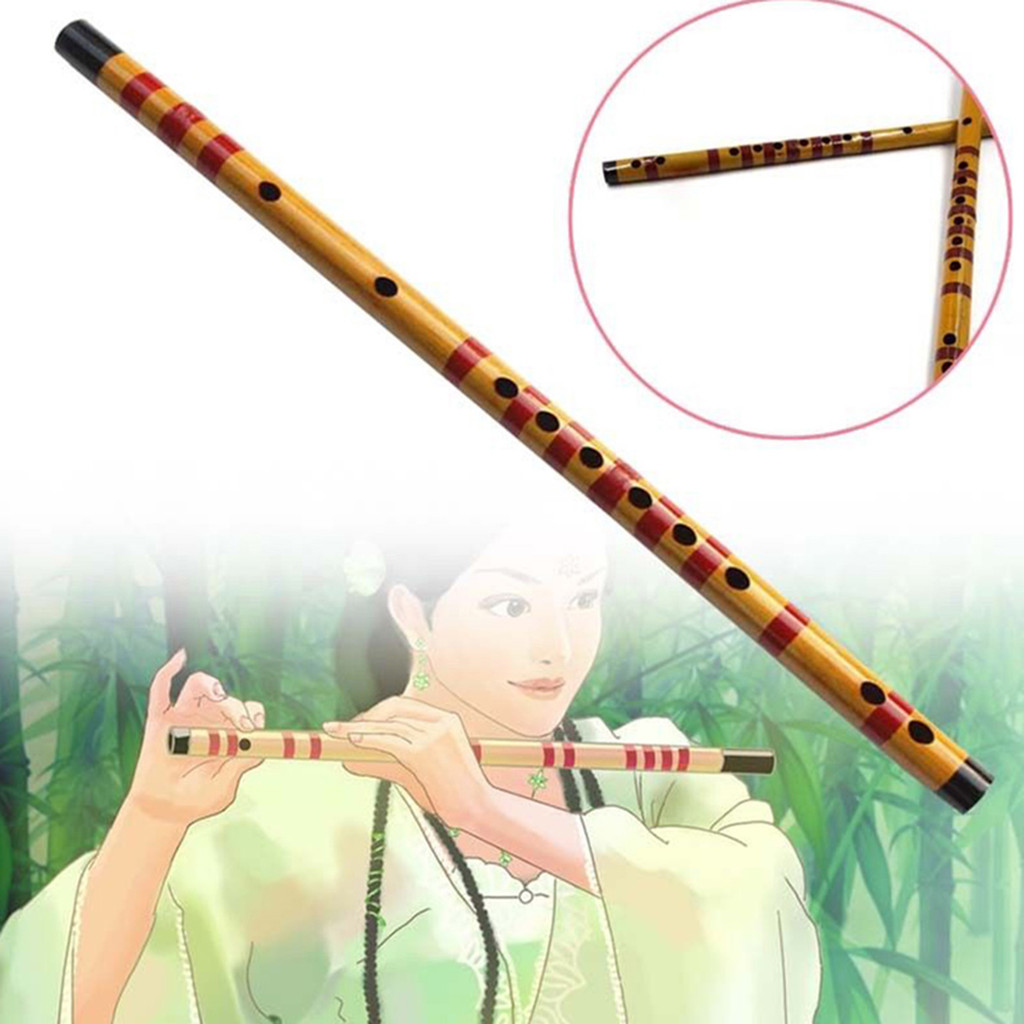 Handmade Wooden Bamboo Flute Smooth Surface No Burrs Flute with Chinese ...