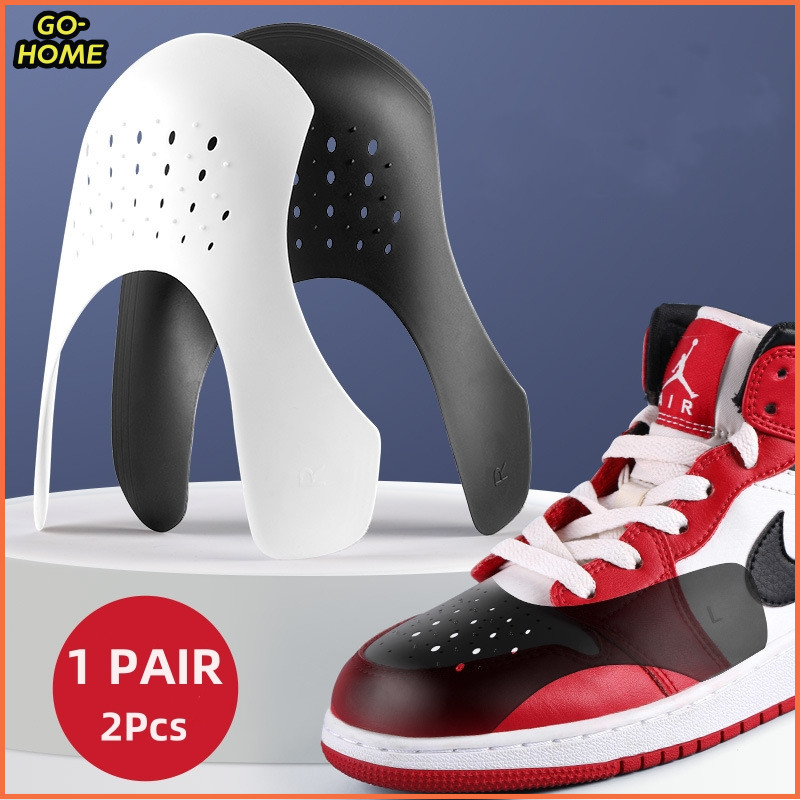 【GO⚡】Shoe Shield for Sneakers Anti-Crease Wrinkled Fold Support Toe Cap ...