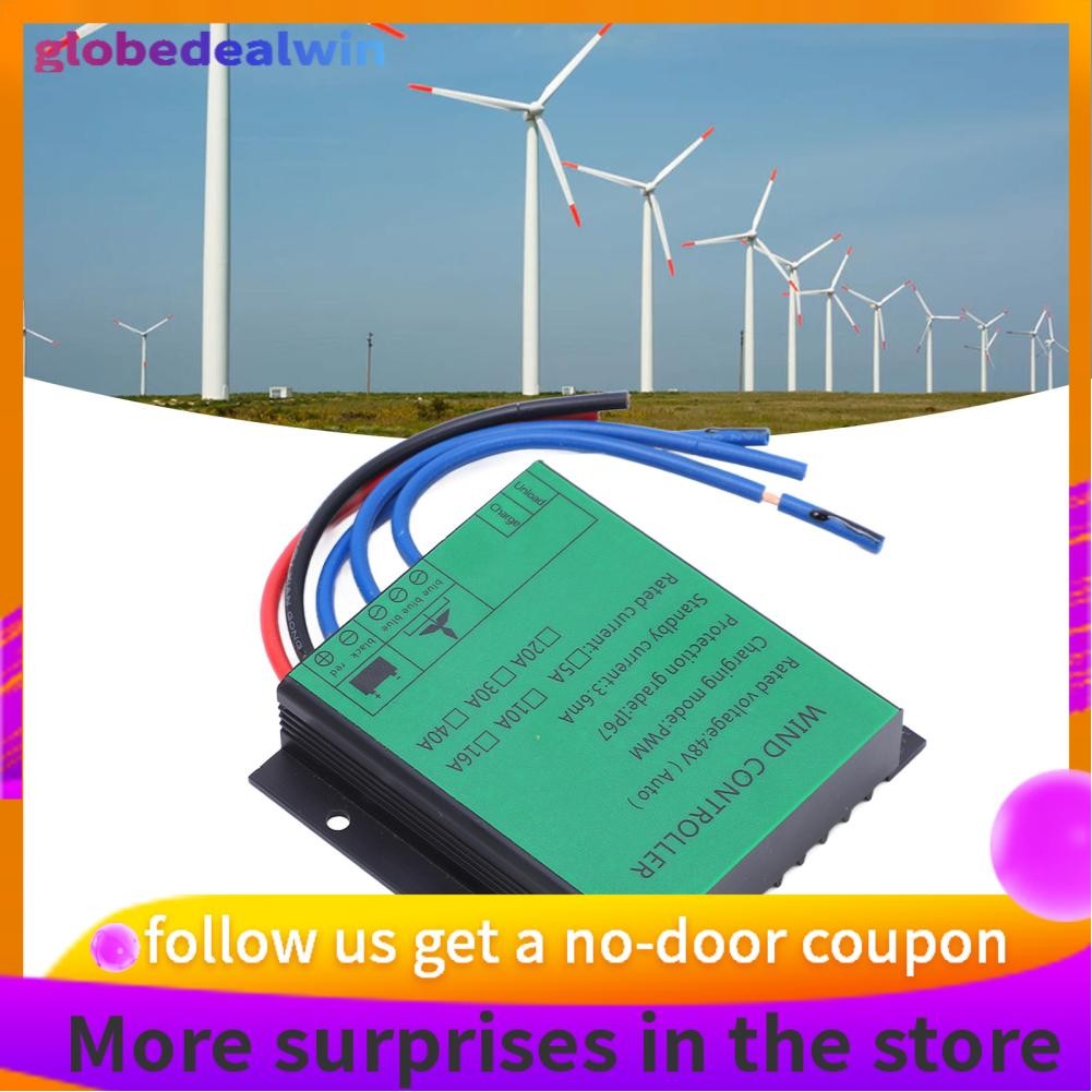 Globedealwin Wind Generator Controller 48V High Efficiency Aluminum ...