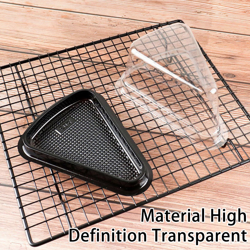 100Pcs 6/8inches Triangle Cake Box Single Slice Cake Container Box ...