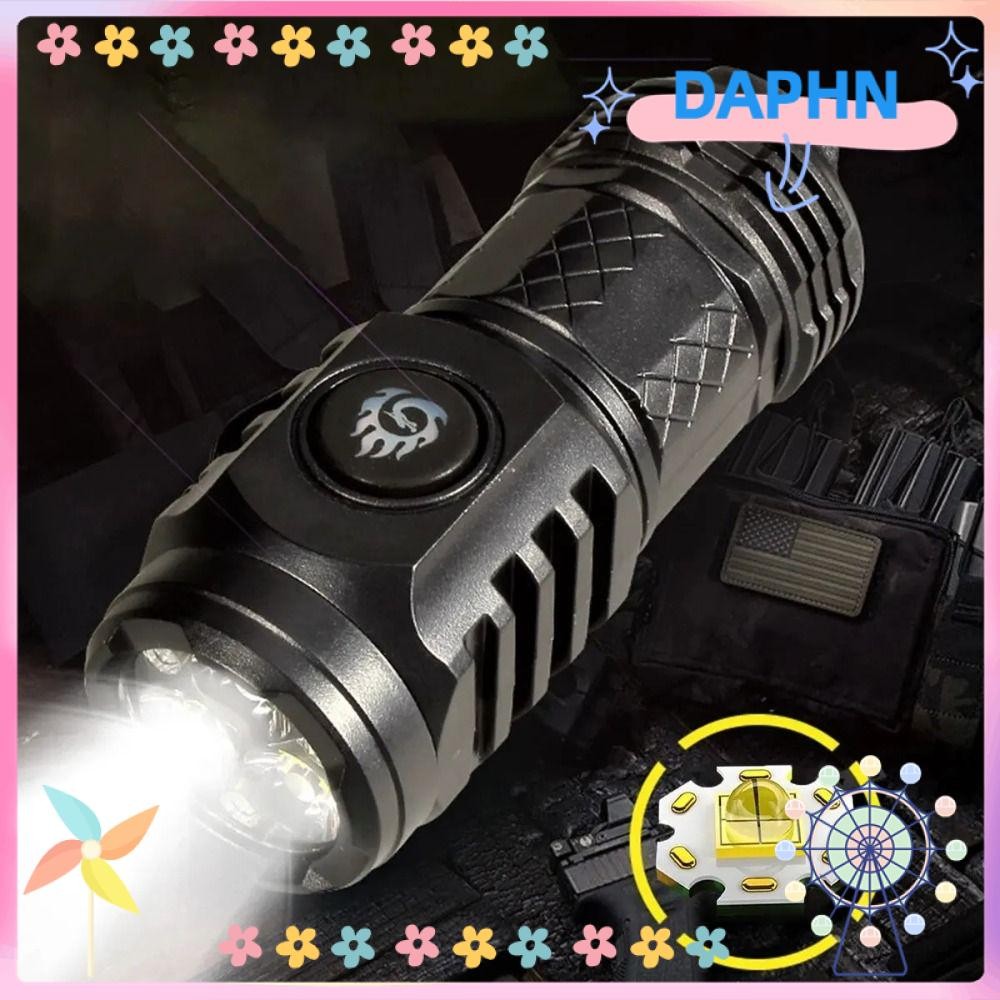 DAPHS Thumb Flashlight, Super Strong Illumination ABS Mini Flashlight ...