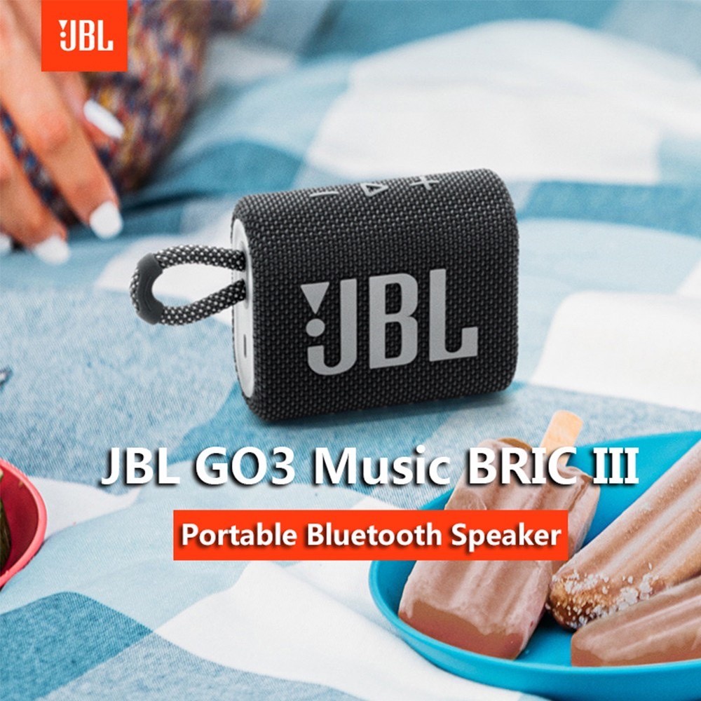 JBL GO 3 / GO3 Wireless Bluetooth Speaker Built-in Battery Pro Sound ...