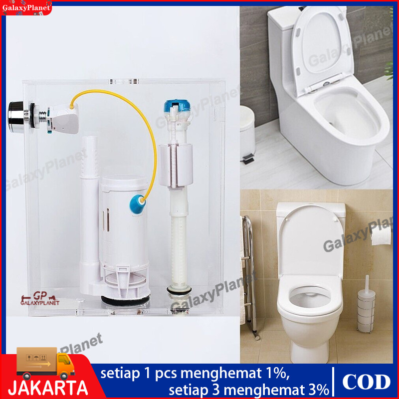 TOMBOL Universal 2 Button Sitting Closet Float/Top Button Sitting ...