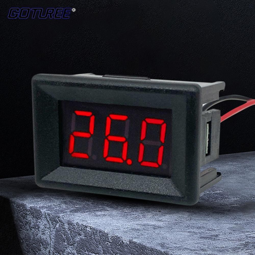1-10PCS 2 Wires Digital Voltmeter LED Screen Meter DC 0-30V Mini ...