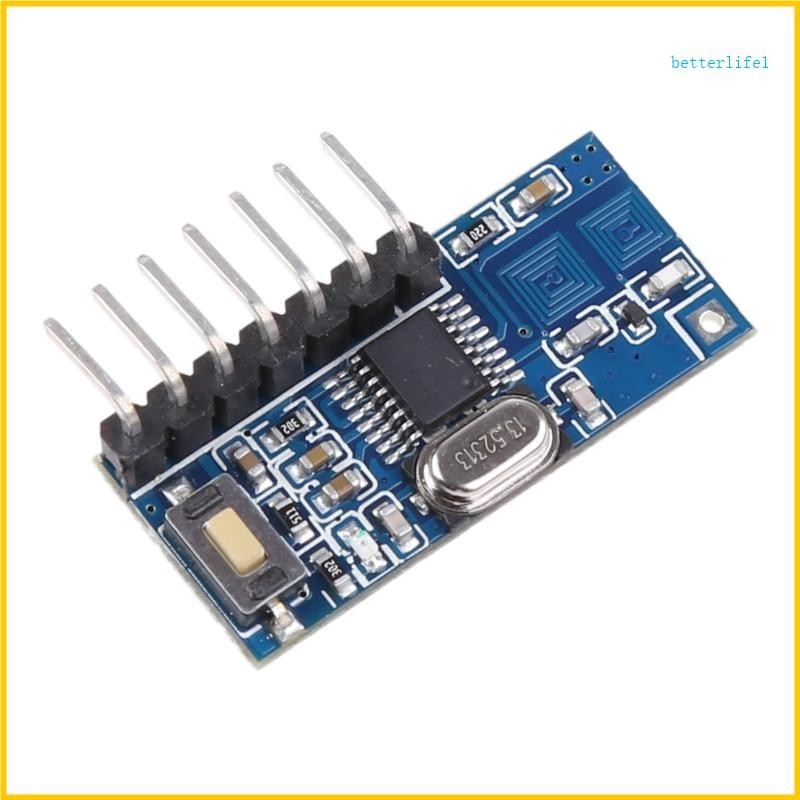 BTM 433 MHz RF Code Learning Receiver Module 1527 Wireless Decoder 4 Output Channel | Shopee ...