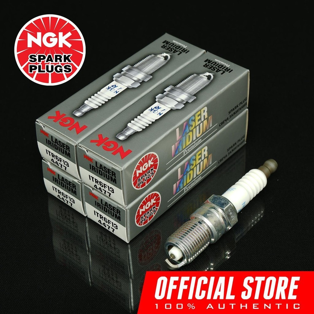 NGK ITR6F-13 Laser Iridium Spark Plugs For Mazda MPV, Tribute, Mazda 6, Ford Focus, Mustang ...