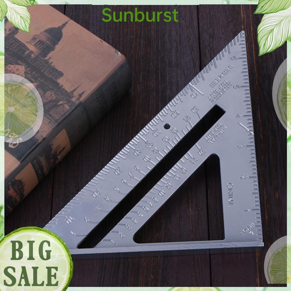7inch Aluminum Speed Square Triangle Angle Protractor Measuring Tool ...