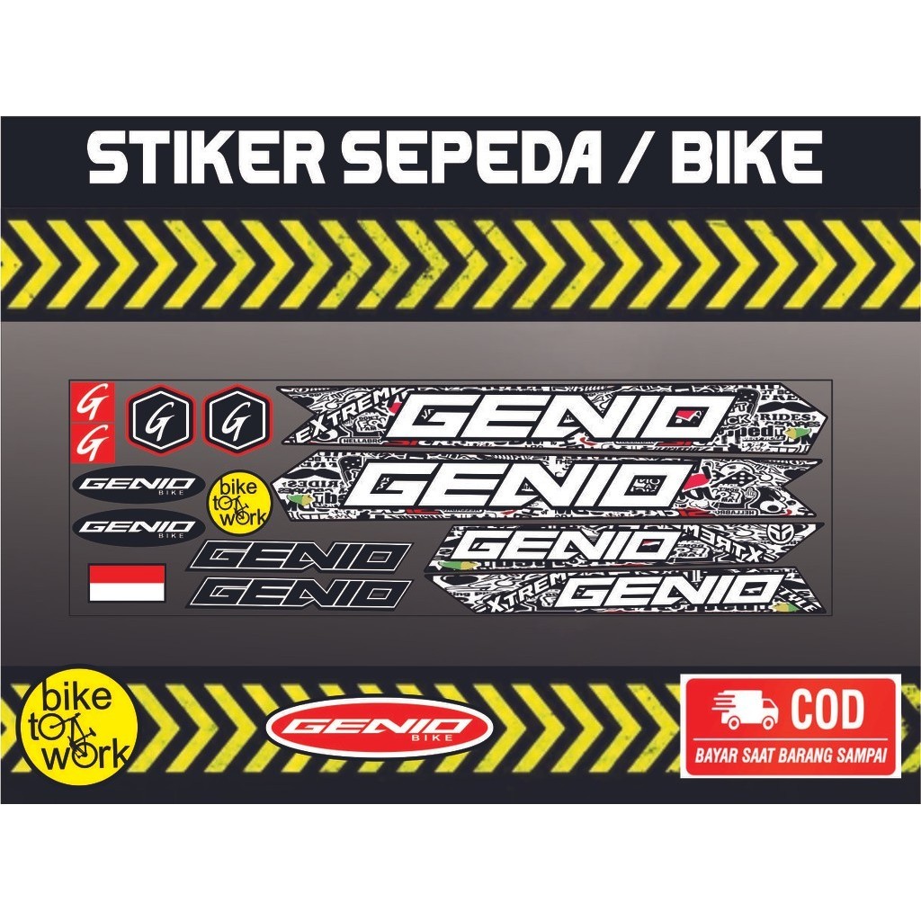 Variations STRIPING VARIATIONS BIKE STICKERS GENIO STICKERS BIKE ...