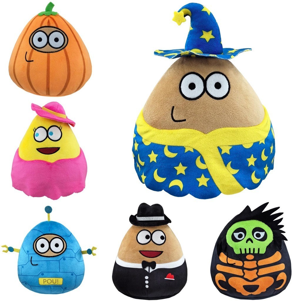 My Playful Pet Alien Plush Pou Stuffed Fruit Toy Soft Material Short ...