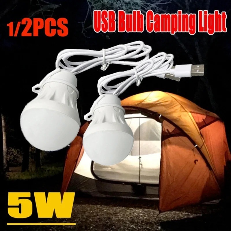 Portable Camping Power Bank, LED Light Tent, ZK40, 2 Units | Shopee ...