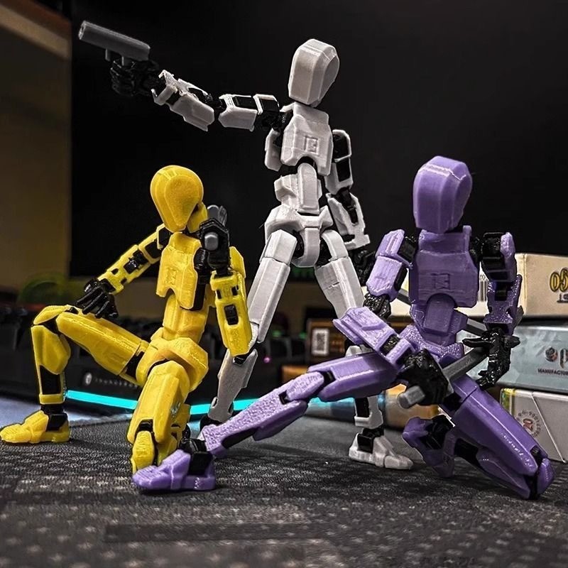 Lucky 13 Action Figure Multi-Jointed Movable Robot 3D Printed Mannequin ...