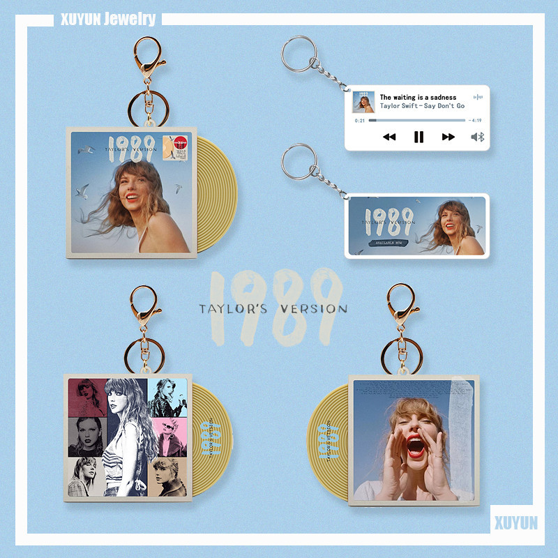 Singer Taylor Swift Album 1989 Bag Pendant Keychain Gift for Friends ...