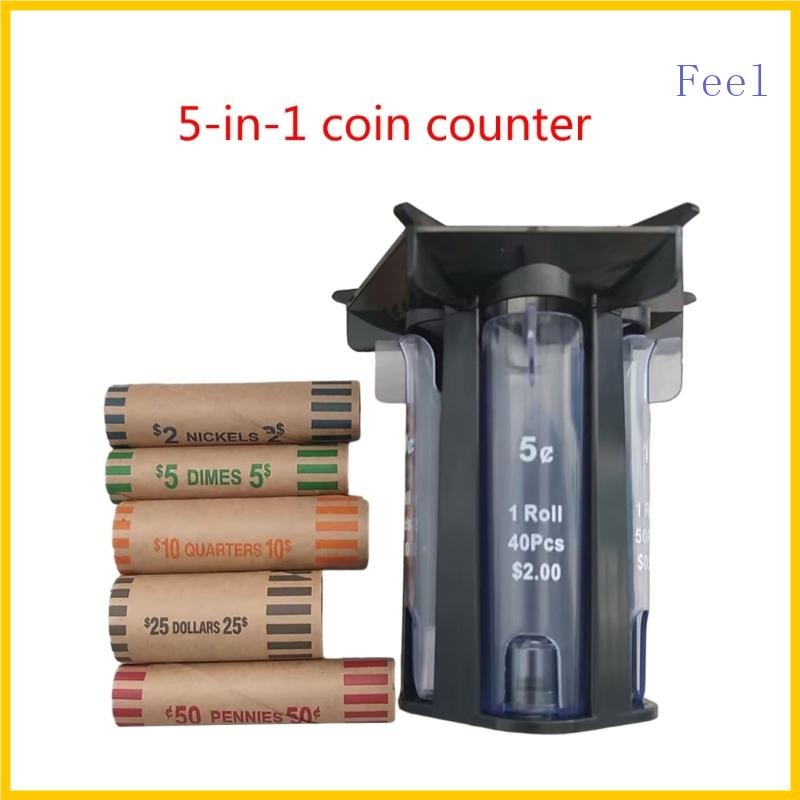 Best Sorters Coin Holder Counter Machine with 5in1 Coin Sorters Tube ...