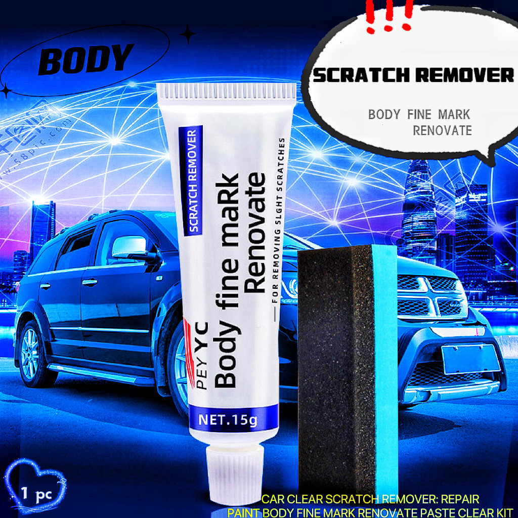 BODY COMPOUND CAR CLEAR SCRATCH REMOVER REPAIR PAINT BODY COMPOUND ...