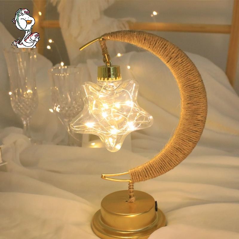 Enchanted Lunar Lamp Moon Shaped Table Lamps, Moon Lamps LED Decorative ...